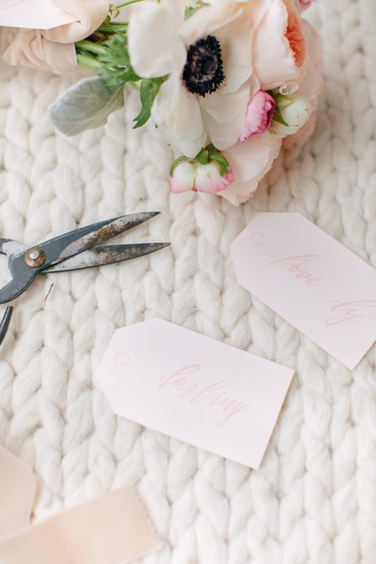 Floral Tags & Valentine's Blooms [Printables] - Monika Hibbs