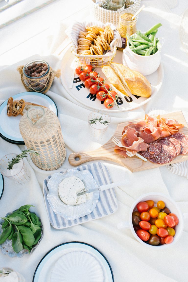 A Summer Picnic out Sailing - Monika Hibbs