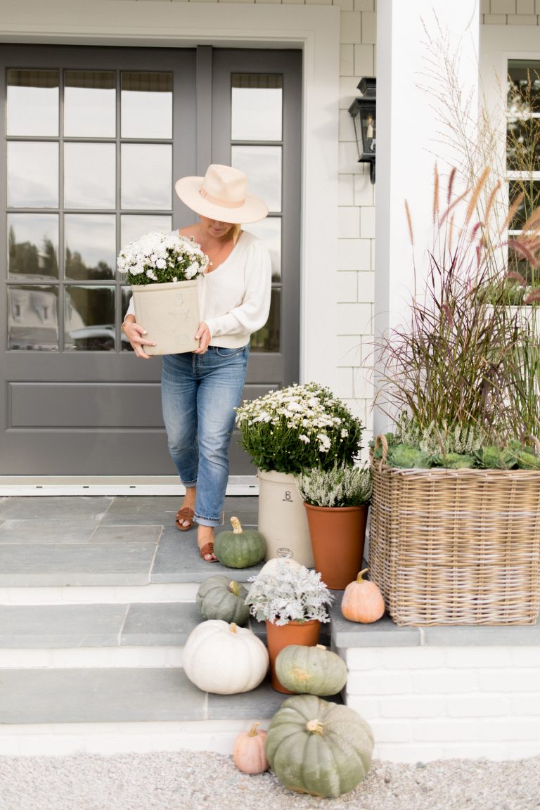 Fall Porch Planting - Monika Hibbs