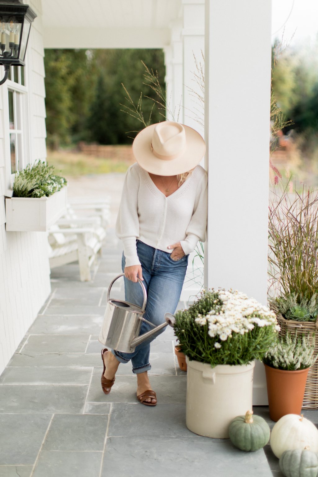 Fall Porch Planting - Monika Hibbs
