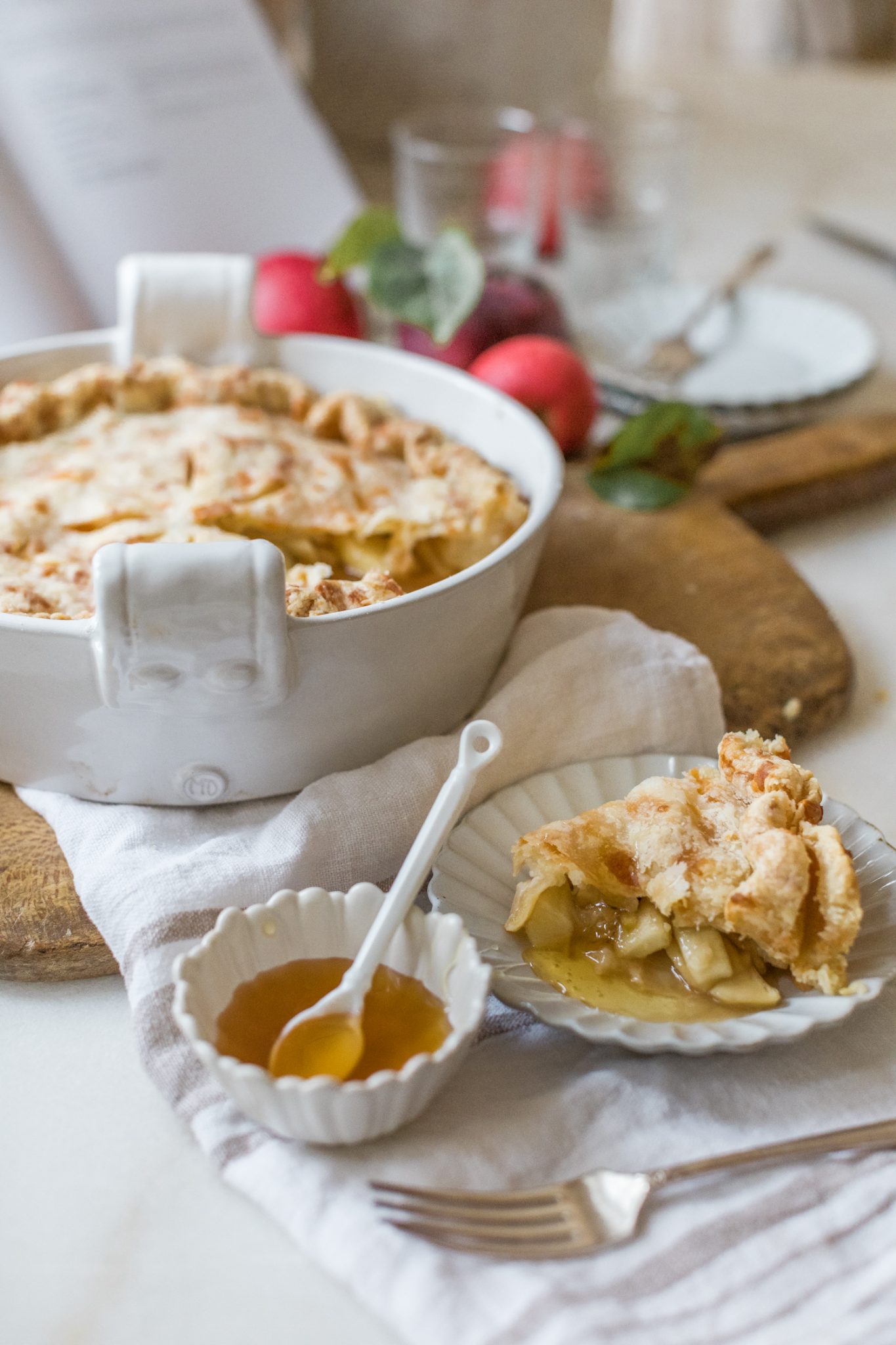 Apple & Cheddar Pie - Monika Hibbs